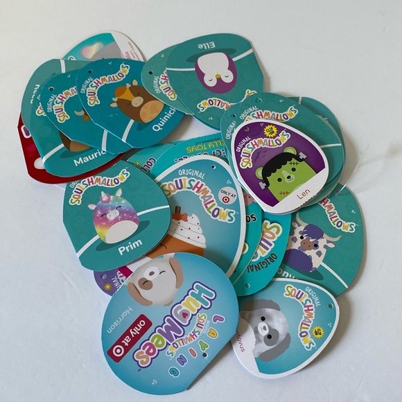 Squishmallows | Toys | Lot Of Squishmallows Tags | Poshmark